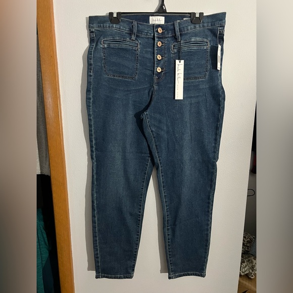 Nicole Miller | Jeans | Nicole Miller High Rise Blue Jeans With Button ...